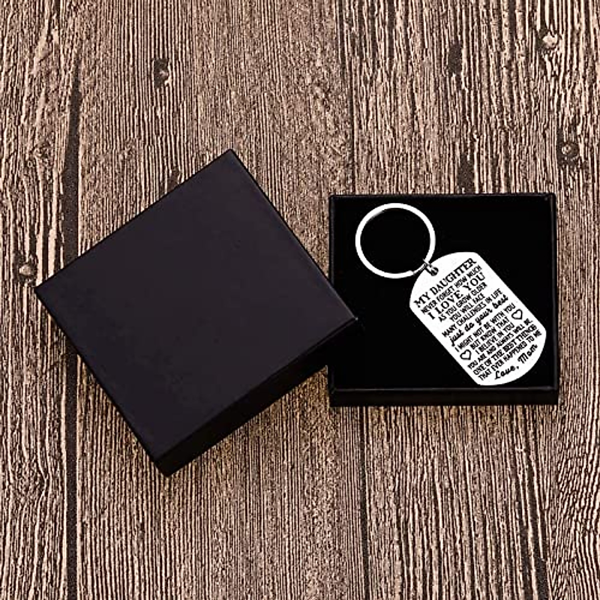 Gifts For Daughter From Mom Dad Father Inspirational Stocking Stuffers For Her From Teen Adult Key (Silver, One Size)