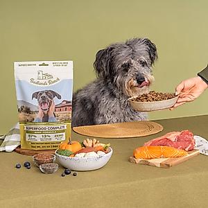 BADLANDS RANCH - Superfood Complete, Air-Dried Adult Dog Food - High Protein, Zero Fillers, Superfood Nutrition by Katherine Heigl (64 oz., Beef Formula)