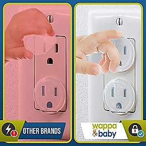 Clear Outlet Covers (50 Pack) Value Pack – Baby Safety Outlet Plug Covers – Durable & Steady – Child Proof Your Outlets Easily