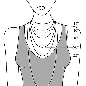 Ouslier Personalized Sterling Silver Three Name Necklace Pendant Custom Made with 3 Names 16”-18” Chain (Silver)