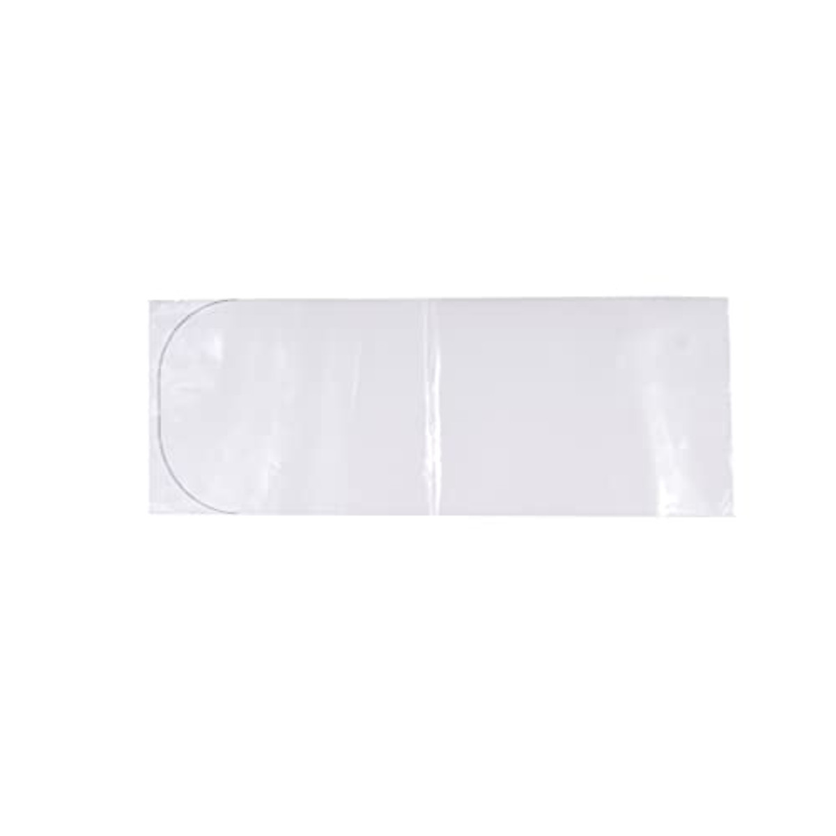ALFA Fishery Bags Round Corners Bottom Leak Proof Clear Plastic Fish Bags Size 8 Inches for Marine and Tropical Fish Transport 2 mil. (8" x 20" / 100 Pack)