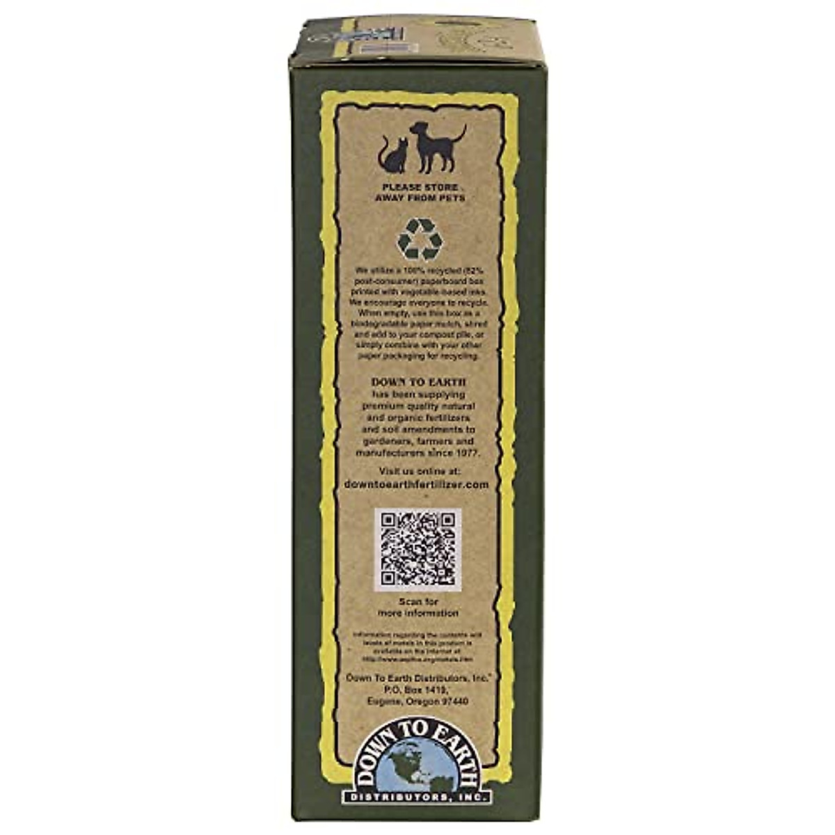 Down to Earth All Natural Cottonseed Meal Fertilizer 6-2-1, 5 lb