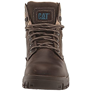 Cat Footwear womens Tess Steel Toe Work Boot, Dark Gull Grey, 7.5 US