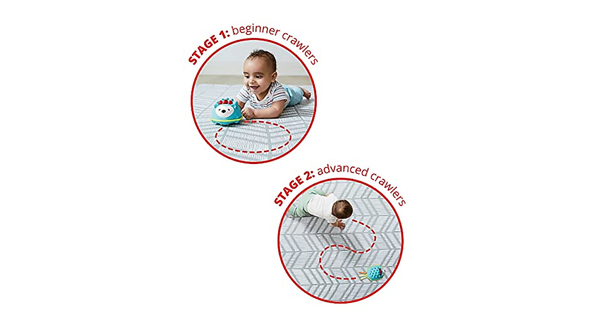 Skip Hop Hedgehog Crawl Toy for Baby Development & Play