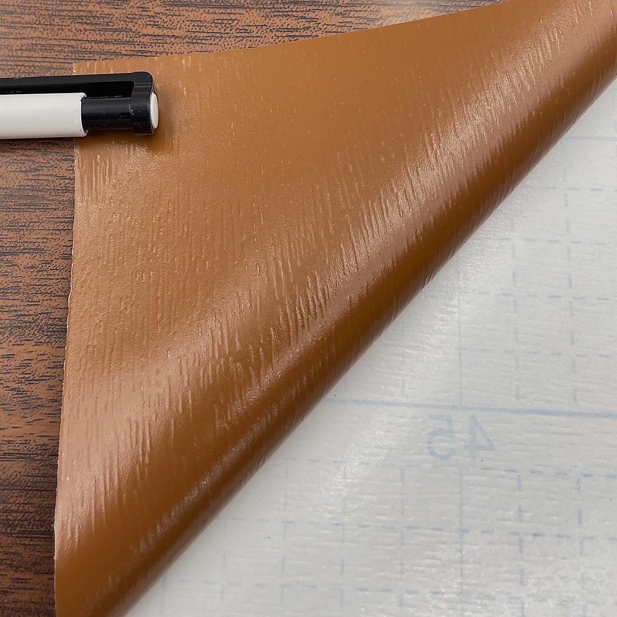 Yifely Brown Wood Grain Drawer Covering Paper Self Adhesive Shelf Liner Table Door Sticker 17.7 Inch by 9.8 Feet