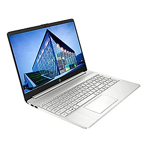 HP 15.6" FHD IPS Touchscreen Laptop, 11th Gen Intel Core i7-1165G7 Processor, 12GB DDR4 RAM, 256GB SSD, Intel Iris Xe Graphics, 720p HD Webcam, Windows 11, Silver, 32GB Hotface USB Card