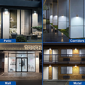 LTBLIGHT Upgrade 35W Dusk to Dawn Outdoor Lighting, Wall Pack Led Exterior Light with Photocell Sensor, 4750LM 5000K Bright Led Outdoor Wall Lights for House Garage, ETL Certified - 2 Pack