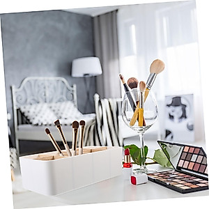 FONDOTIN Practical Bathroom Organizer Storage Container Detachable Storage Holder for Home Supplies Multi Purpose Design for Silverware Toiletries and More Ideal for Decluttering and Organization