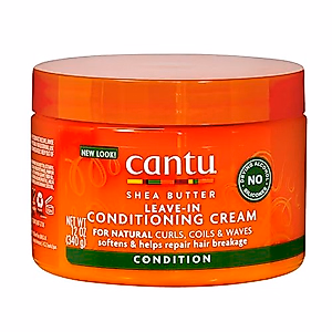 Cantu Shea Butter for Natural Hair Leave In Conditioning Repair Cream, 12 Ounce