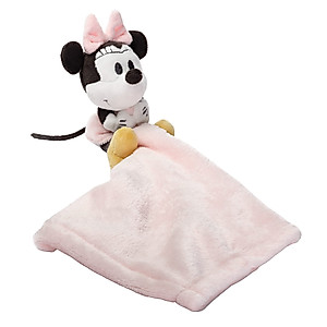 Lambs & Ivy Disney Baby Little Minnie Mouse Pink Lovey Plush Security Blanket
