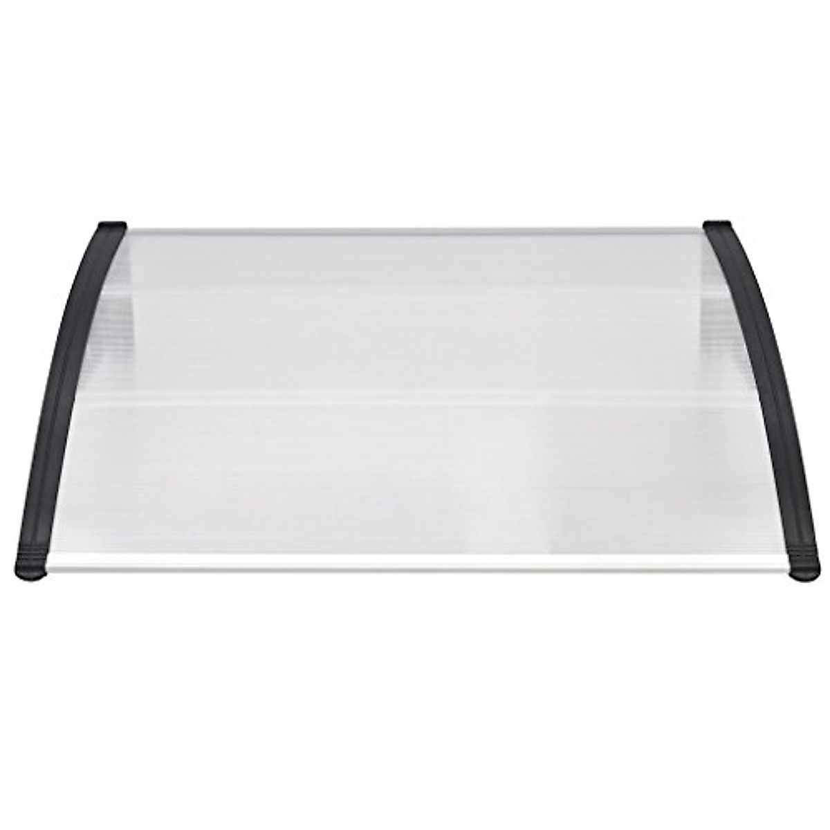 Festnight 47" x 39" Door Window Awning Canopy Porch Outdoor Patio Polycarbonate Sun Shade Shelter Rain Snow Cover Overhead Canopy
