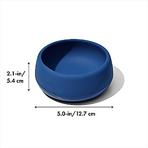 OXO Tot Silicone Bowl 2 Piece Set - Navy & Teal