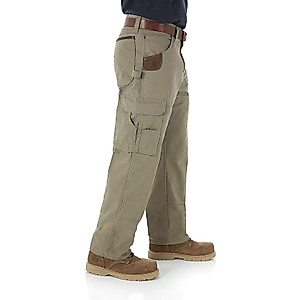 Wrangler Riggs Workwear mens Ranger work utility pants, Bark, 38W x 34L US