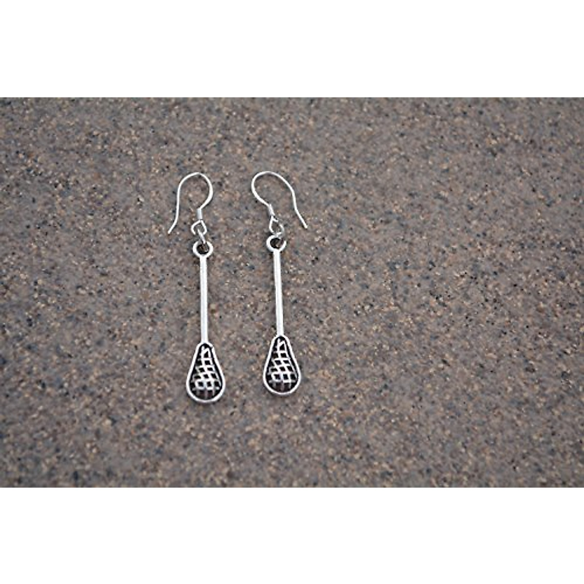 Lacrosse Stick Earrings - Lacrosse Jewelry - Gift For Lacrosse Players, Moms and Coaches