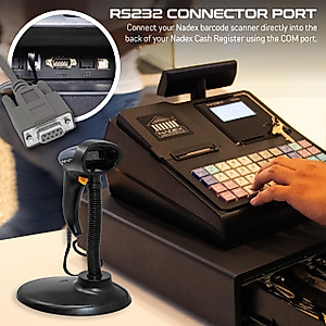 Nadex Handheld Barcode Laser Scanner for Cash Register CR360 / CR600