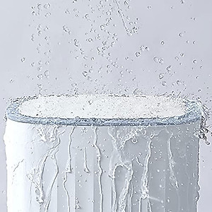 UNNIQ Trash can, Waterproof Sensor Trash Can, Bathroom Trash Bin with Lid, Office Touchless Garbage Can