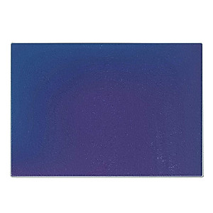 Ambesonne Indigo Cutting Board, Ombre Vivid Colored Image with Purple Pink Seem Shadow Detail Art Print, Decorative Tempered Glass Cutting and Serving Board, Small Size, Dark Blue and Purple
