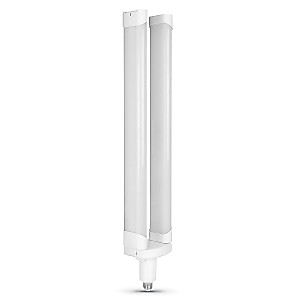 Feit Electric LED Light Panel, 4 Ft. Foldable, 40 Watts, 4000 Lumens, E26 Medium Base, 5000K Daylight, 120V, 80 CRI, 22 Years Lifetime, Frosted Bulb, Damp Rated, ADJ5000/48/5K/LED