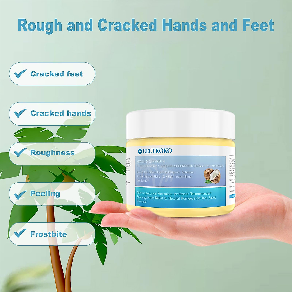 Honey Tea Tree Drawing Salve Ointment Cream, Ingrown Hair, Boils, Splinters, Insect Bites, Poison Ivy, Cyst Removal Patch, Chigger, Carbuncle, Pilonidal, Bug, Mosquito, Spider, Bee Sting, Itch Relief