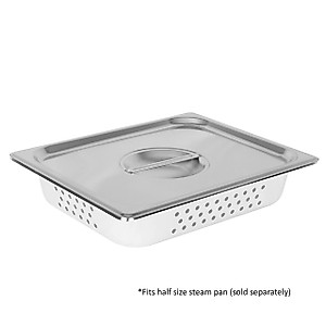Thunder Group half size solid cover for steam pans, comes in each