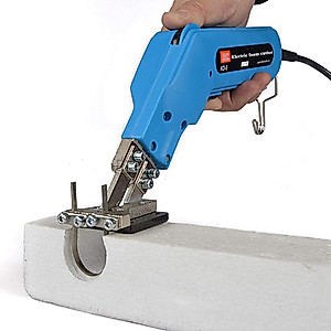 110V Electric Foam Cutter Knife Sponge Peral Foam Cutting Tool Groove Slotting Air-cooling Hot Heat Cutter Kit Blades (Electric foam cutter)