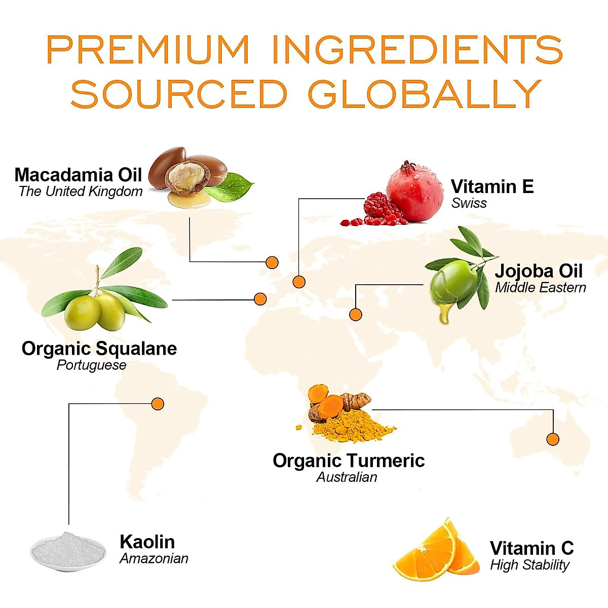 ZealSea Vitamin C American Kaolin Clay Mask with Turmeric, Pro Ultra-Fine Creamy Texture, Deep Pore Cleansing Even Skin Tone Brighten Control Oil Detoxify, 30% Aloe, Jojoba Oil, Shea Butter & Squalane