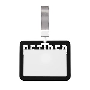 Army Retired Flag Durable Hanging Rope Card Badge Holder for All Occasions2