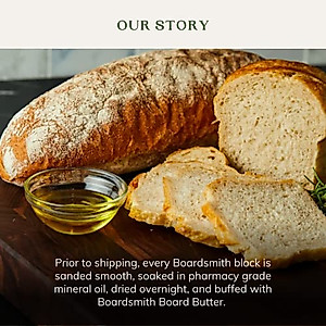 Boardsmith Cutting Board Butter - Premium Cutting Board Wax made with Beeswax and Food Grade Mineral Oil - Butcher Block Conditioner that Restores and Protects