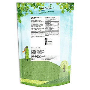 Food to Live Pearled Farro Grain, 1 Pound – Kosher, Vegan, Whole Grain in Bulk, Good Source of Dietary Fiber, Protein and Iron