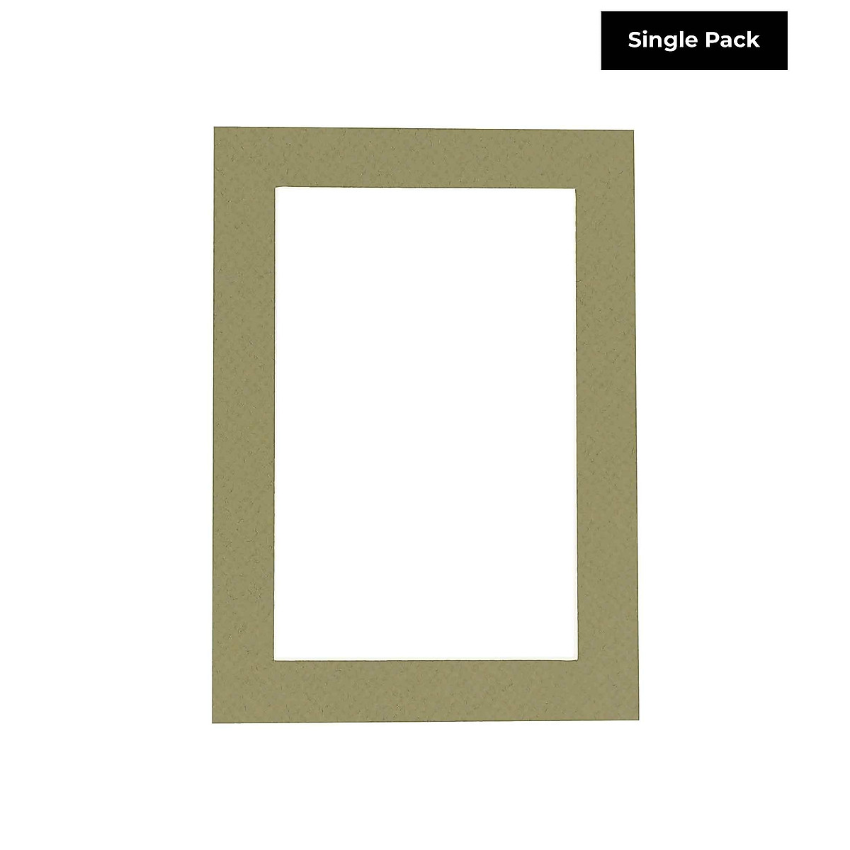 12x18 Mat Bevel Cut for 11x17 Photos - Acid Free Valley Green Precut Matboard With Backing Board and Crystal Clear, Self Seal Photo Mat Bag - For Pictures, Photos, Framing - 4-ply Thickness