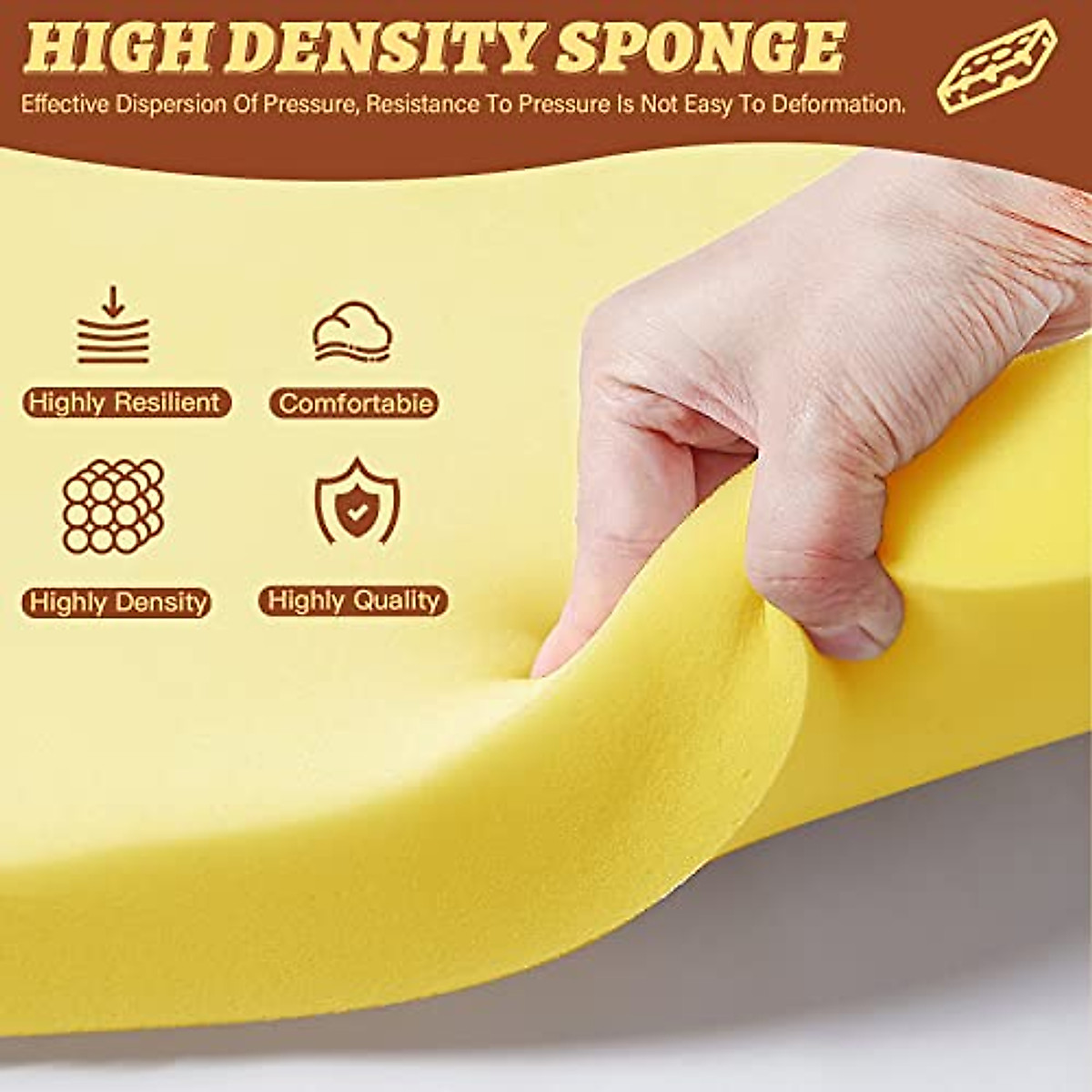 Focuprodu Bench Cushions.Double Piping Bench Cushions for Indoor/Outdoor Furniture,36x14 inchs Outdoor Bench Cushions for Courtyards, Terraces, Swing Cenches (36x14x2.5, Carbon Gray)