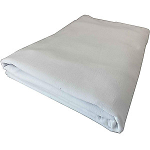 Cotton Gauze (100% Cotton) 48/50" Wide Fabric for Skirts & Dresses, White (10 Yards)