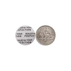 Sunscreen Flask Seals - 12 Pack of Hidden Flask Bottle Seals to Sneak Alcohol Anywhere- Leakproof Pressure Sensitive Adhesive Foam Safety Seal Replacements (17mm)