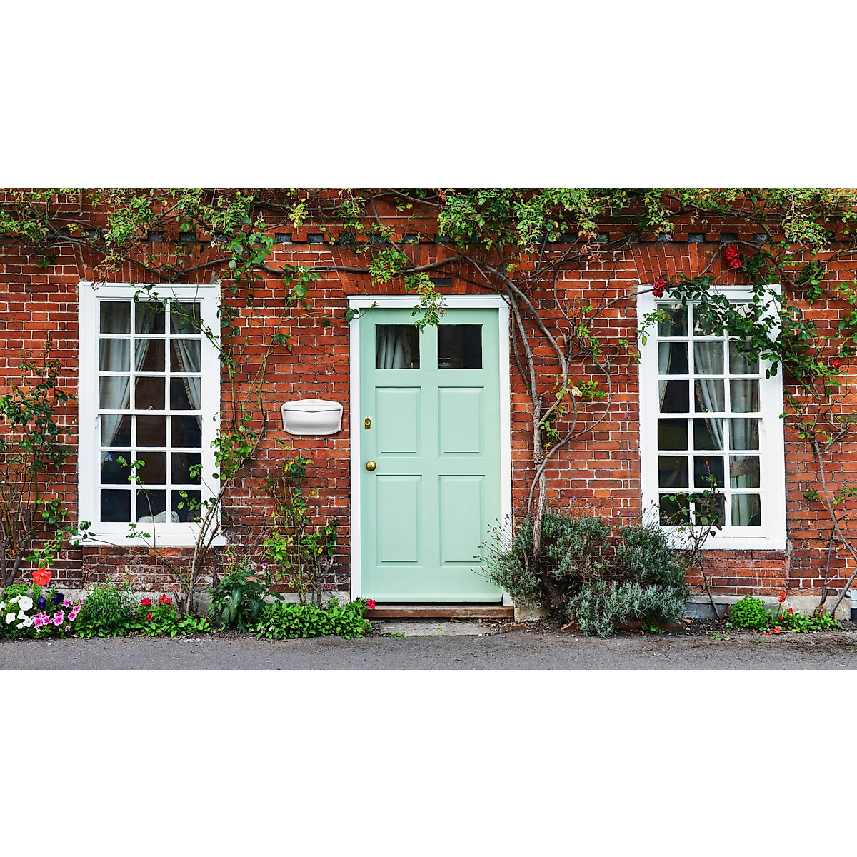 Architectural Mailboxes Villa Aluminum Wall Mount Mailbox, 2541W, White, Small Capacity