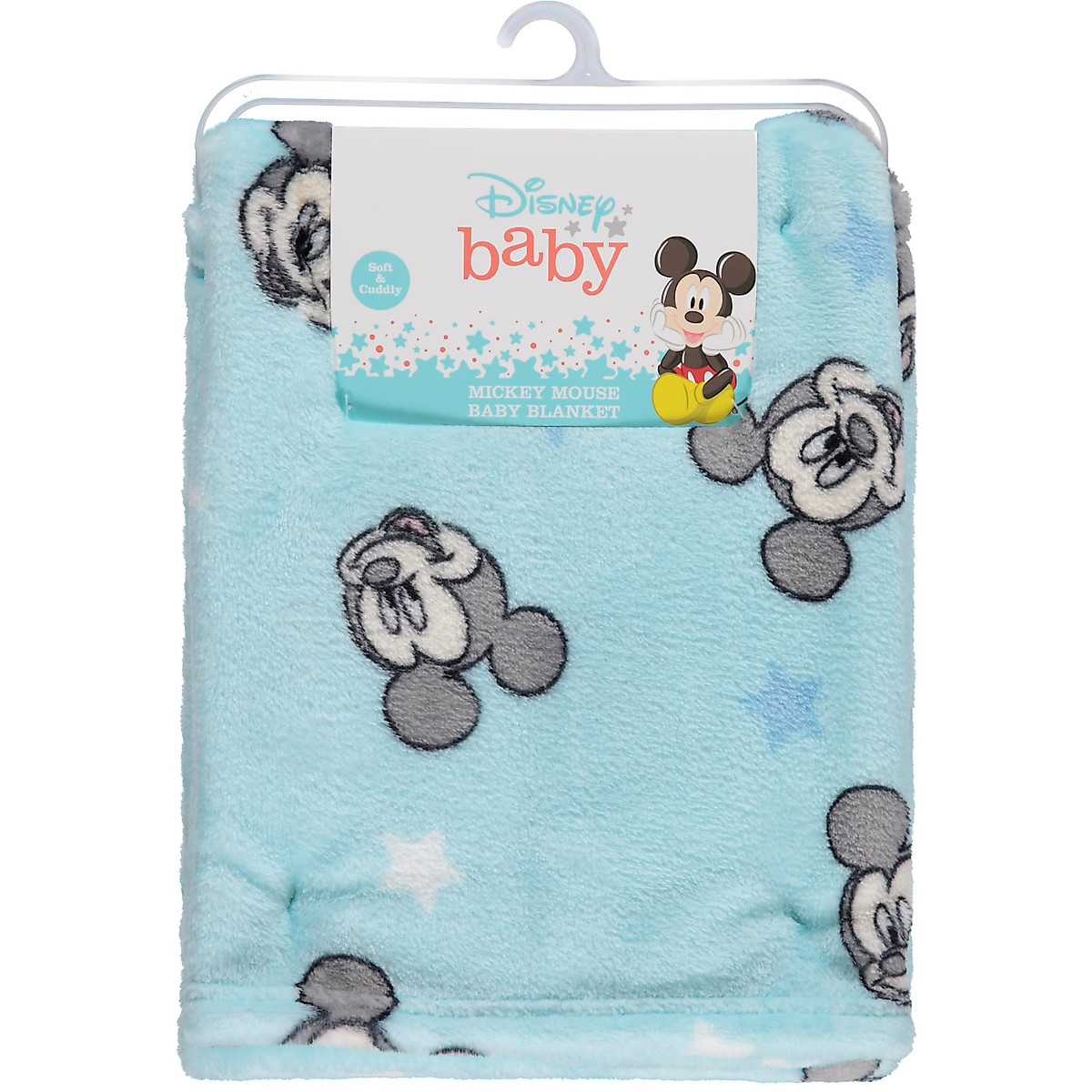 Disney Characters Flannel Fleece Baby Blanket - Soft & Cozy 30x40 Inches, Featuring Mickey Mouse, Minnie Mouse, Winnie The Pooh, and Dumbo