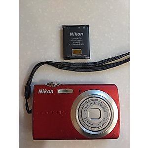 Nikon Coolpix S203 Digital Camera (Red)