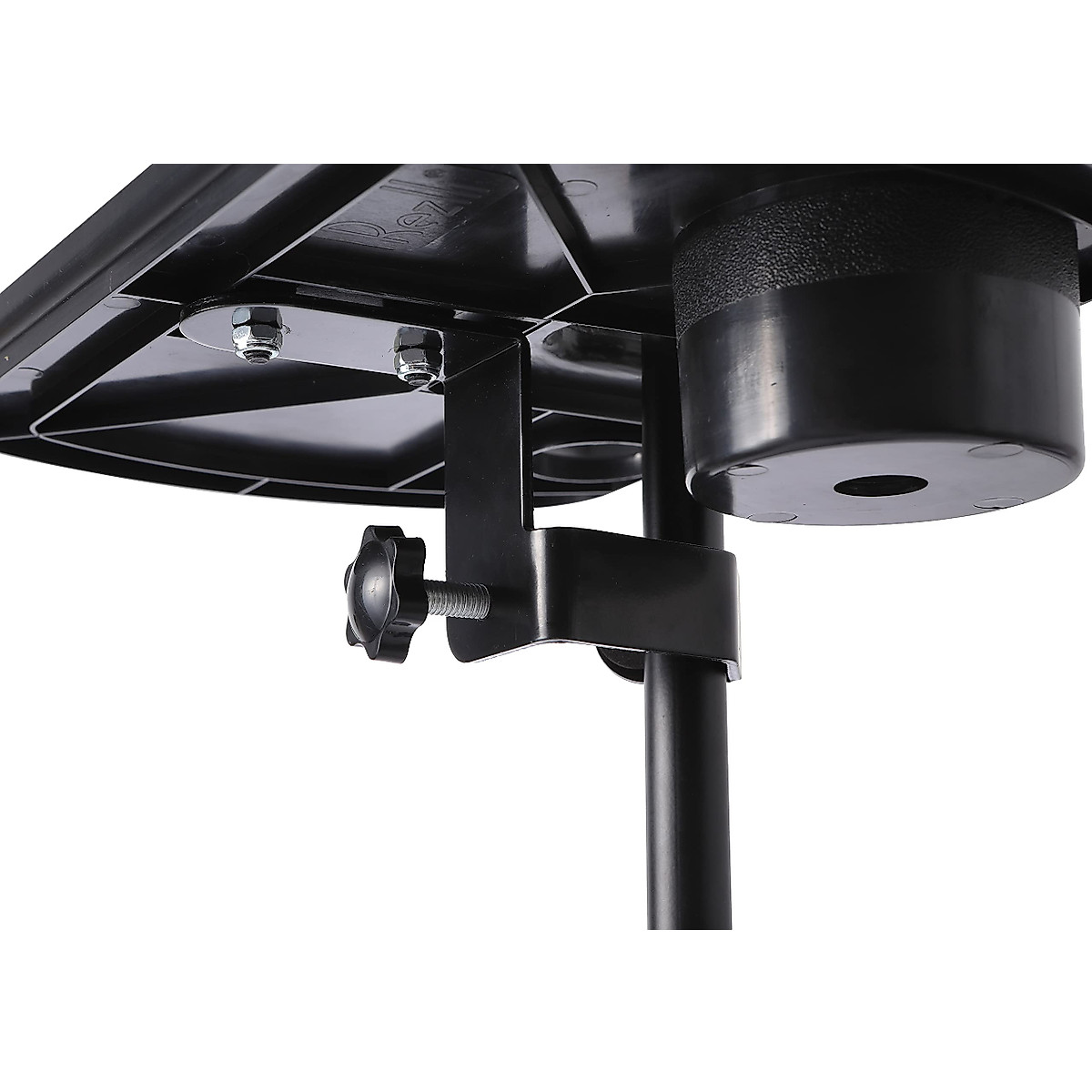 Auhafaly Plastic Microphone Stand Tray Stage Concert Performance Vocal Guitar Accessory with Drink Holder and Microphone Holder (Deluxe)