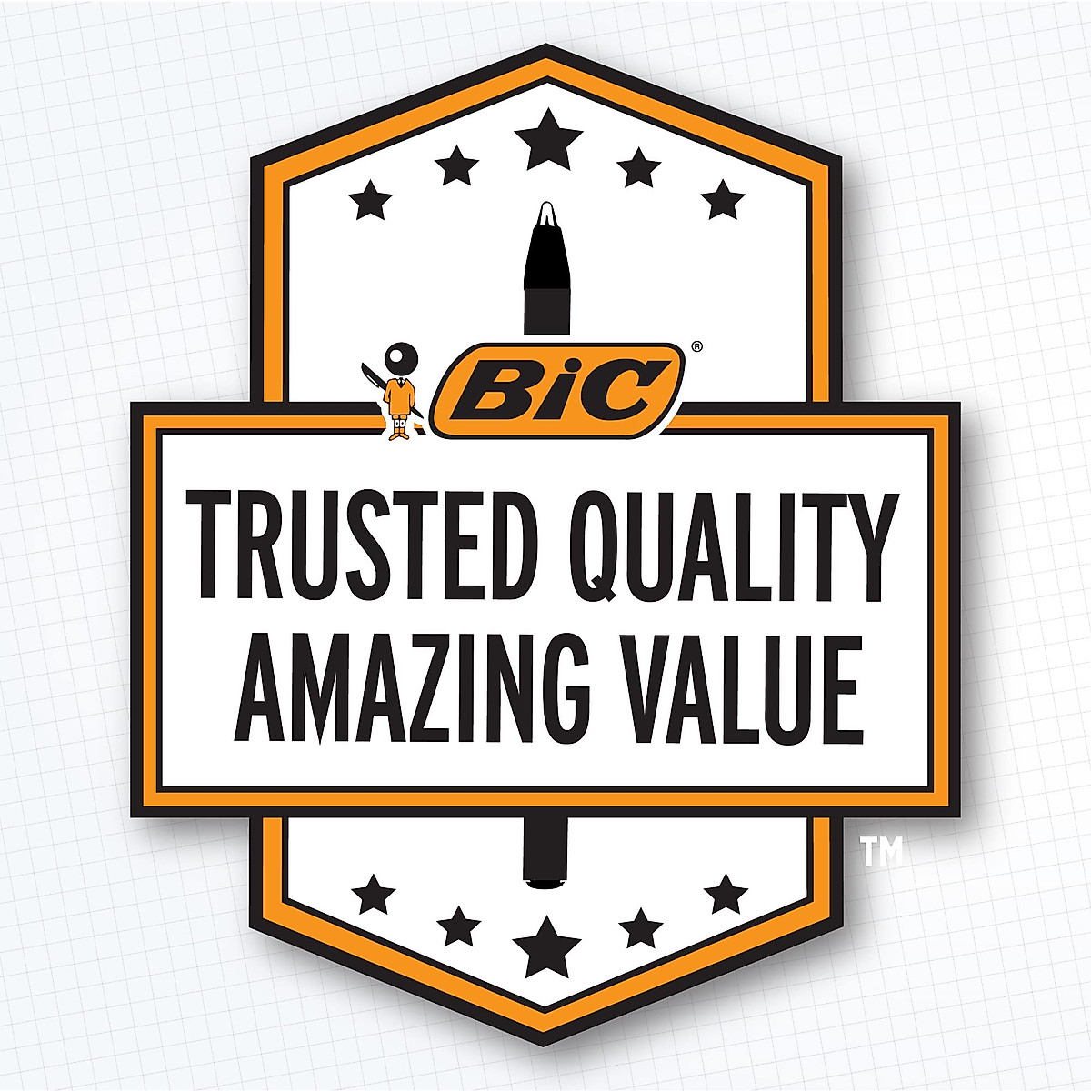 BIC Cristal Xtra Smooth Ballpoint Pen, Medium Point (1.0mm), Black, Great For Everyday Writing Activities, 10-Count