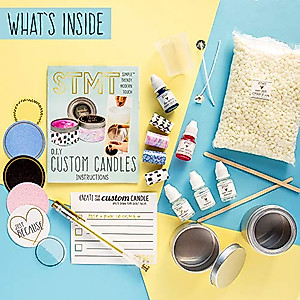 STMT D.I.Y. Custom Candles, Candle Maker Kit, DIY Candle Making Set, Make Your Own Candle Starter Kit for Kids, Ages 8+