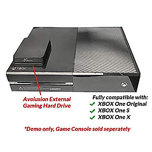 Avolusion M2 Series 2TB USB 3.0 Portable External Gaming Hard Drive (Compatible with Xbox One, Pre-Formatted) - 2 Year Warranty