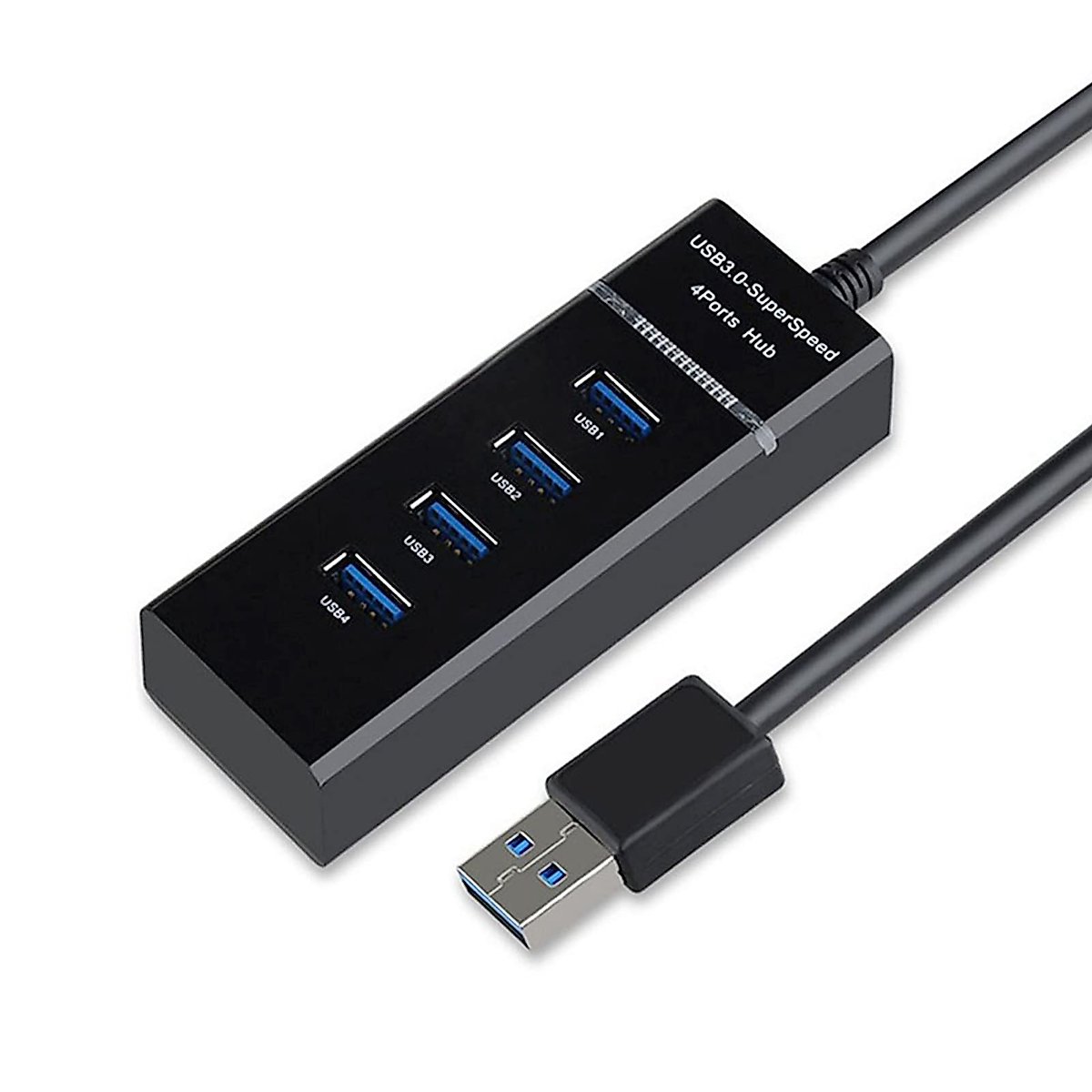 Ciglow 4 Port Hub,Portable USB 3.0 Adapter Splitter,5Gbps Data Transfer,Plug and Play,Data Hub for MacBook,PS4,Xbox One,Tablet,Etc.