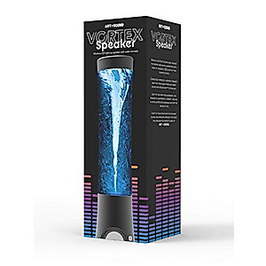 ART+SOUND Vortex Tornado TWS Bluetooth Speaker, 7 LED Light Show, Portable Speaker, Tornado Feature, Connect 2 Speakers at a Time, Bass Boosted, Home and Outdoor Speaker, Rechargeable Speaker