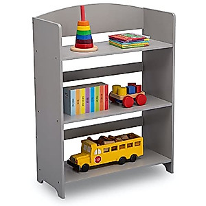 Delta Children MySize Bookshelf - Greenguard Gold Certified, Grey