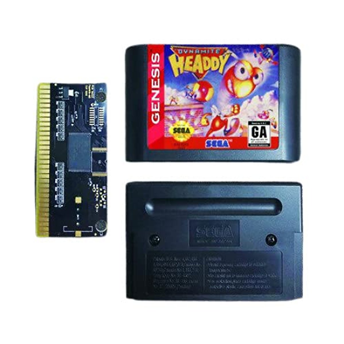 Retro Game Dynamite Headdy 16 Bit MD Game Card For Sega Megadrive Genesis Video Game Console Cartridge (NTSC-U)