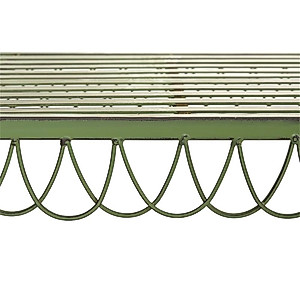 SAFAVIEH Outdoor Collection Jovanna Dark Slate Grey 2 Seat Bench