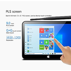 Pipo X11 Mini PC Celeron N4020 9 inch 1920 * 1200 Screen Win10 Tablet PC 3GB Ram 64GB ROM TV Box BT4.0 WiFi RJ45 Mini Desktop (3GB RAM 64GB ROM)