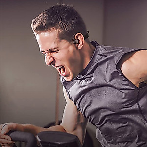 T angxi Wireless Sports Headphone, Sports Waterproof Wireless Bluetooth Earhook Earless Design Stereo Surround Headphone for Games/Music/Movies