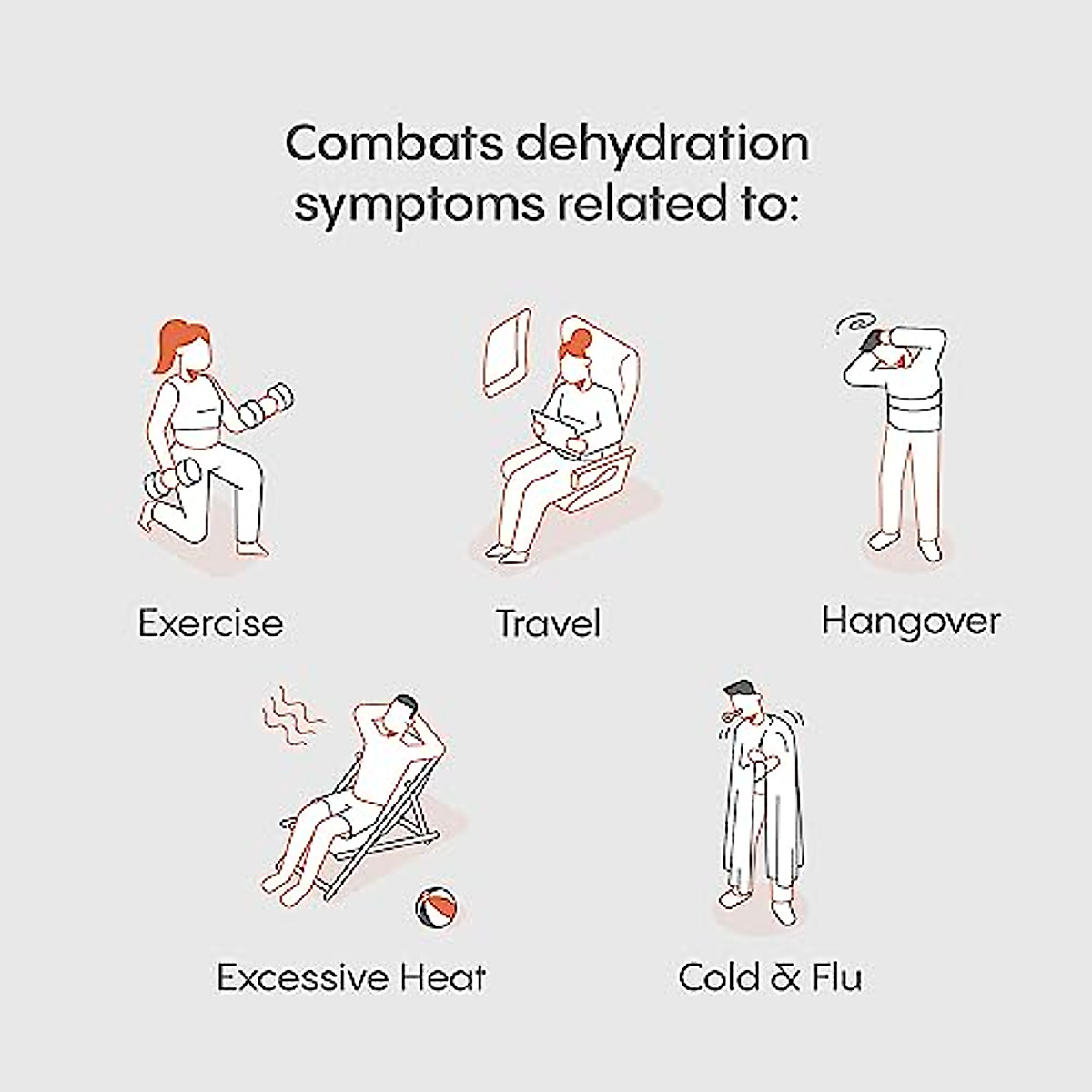 Hydralyte Electrolyte Tablets | Variety Flavor Electrolytes | Bachelorette Party Essential, Workout Essential and A Travel Essential for Daily Hydration Needs | (30 Servings, 60 Electrolyte Tablets)