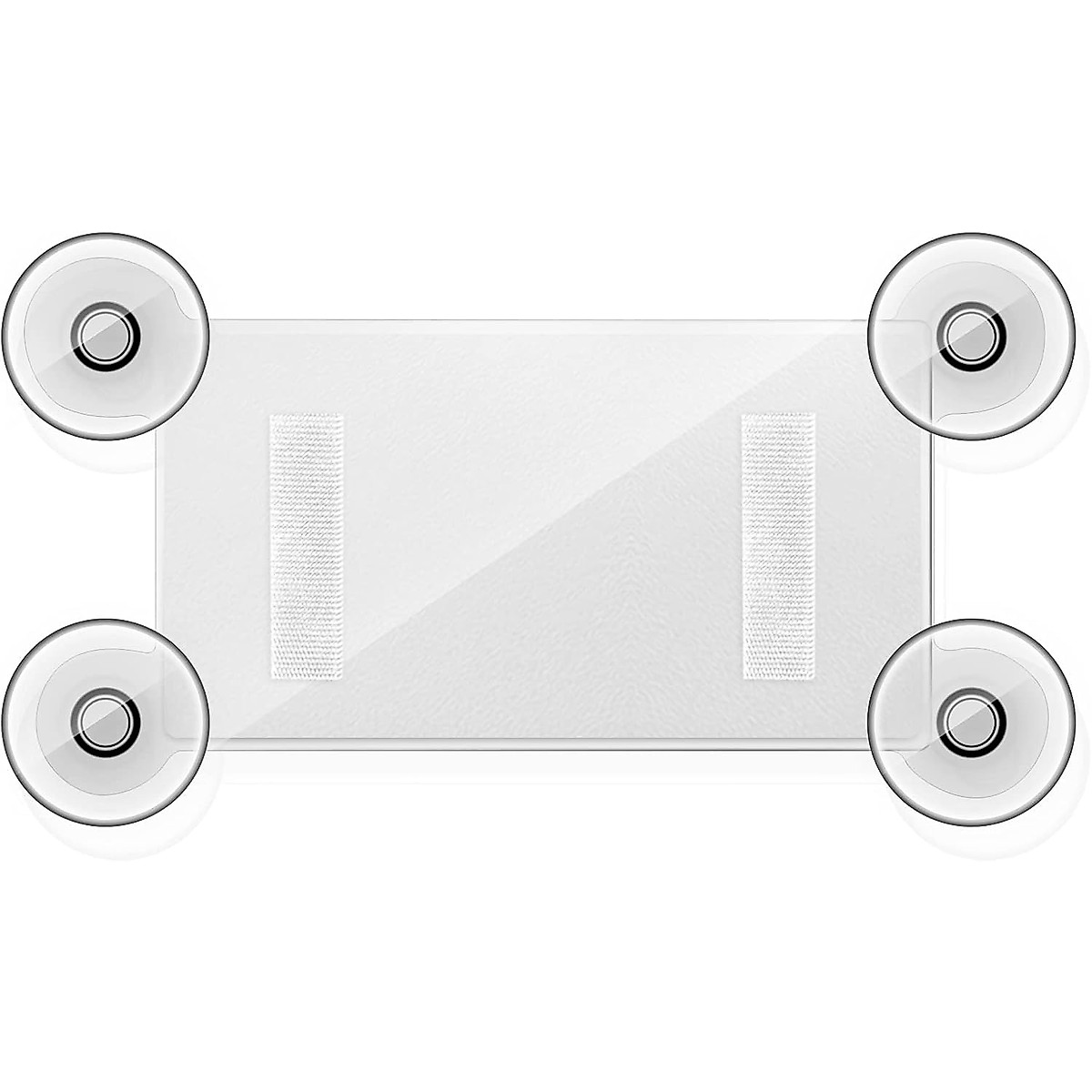 ChengFu EZ Pass Holder - IZoom/IPass Holder/Toll Pass/TransponderHolder Compatible with Most US States Toll Pass Windshield Mount Suction Cup Holder(4 Mounting Strips Included)