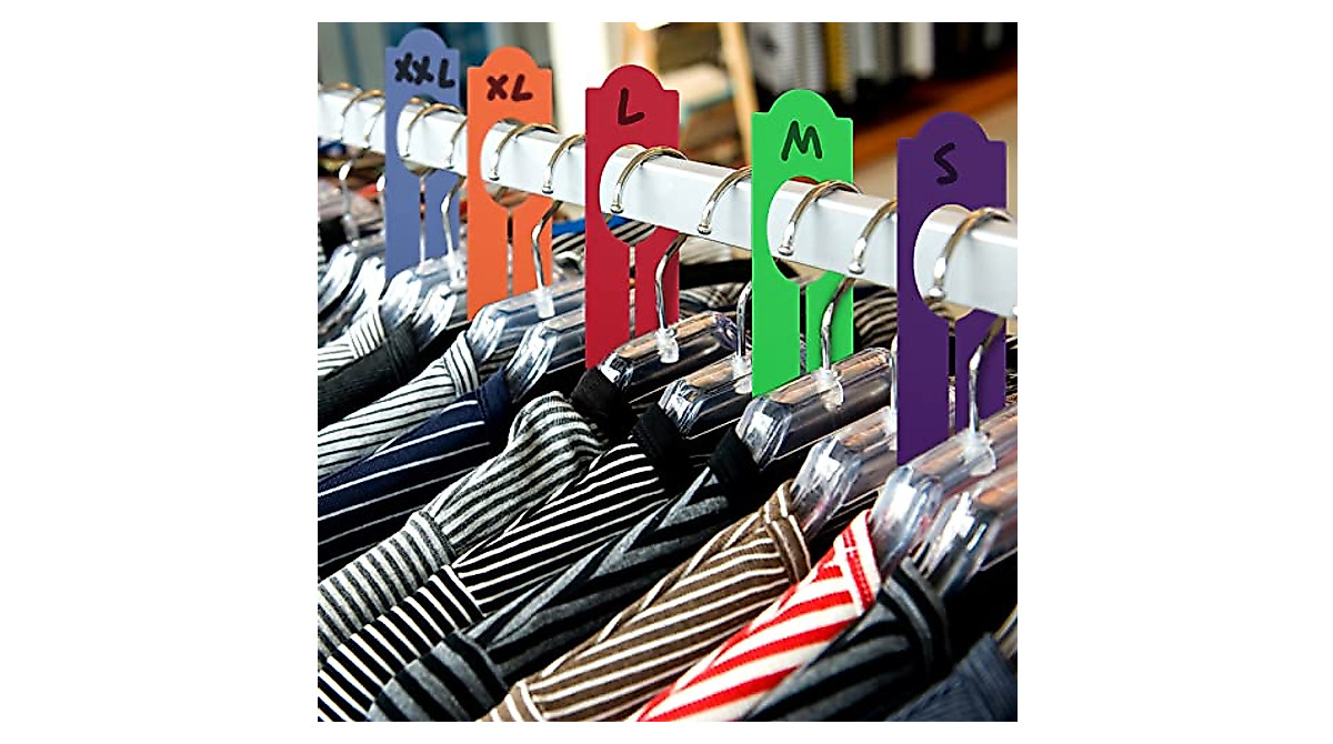 64 Colorful Closet Dividers for Organized Clothing Racks